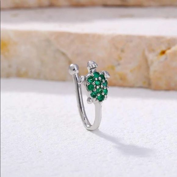Jewelry | Faux Ear Cuffnoselip Ring Turtle Non Piercing | Poshmark